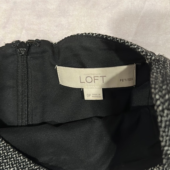 Dresses | Loft Brand Black And White Business Casual Dress | Poshmark